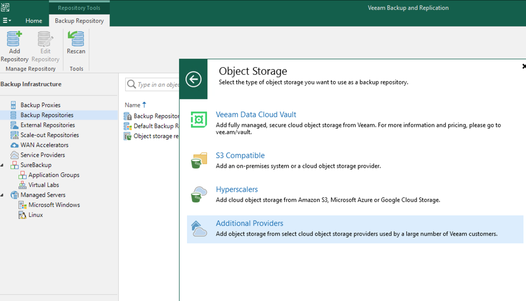 How to Add an OCI S3 Bucket as a Veeam Repository » Tech Nugget
