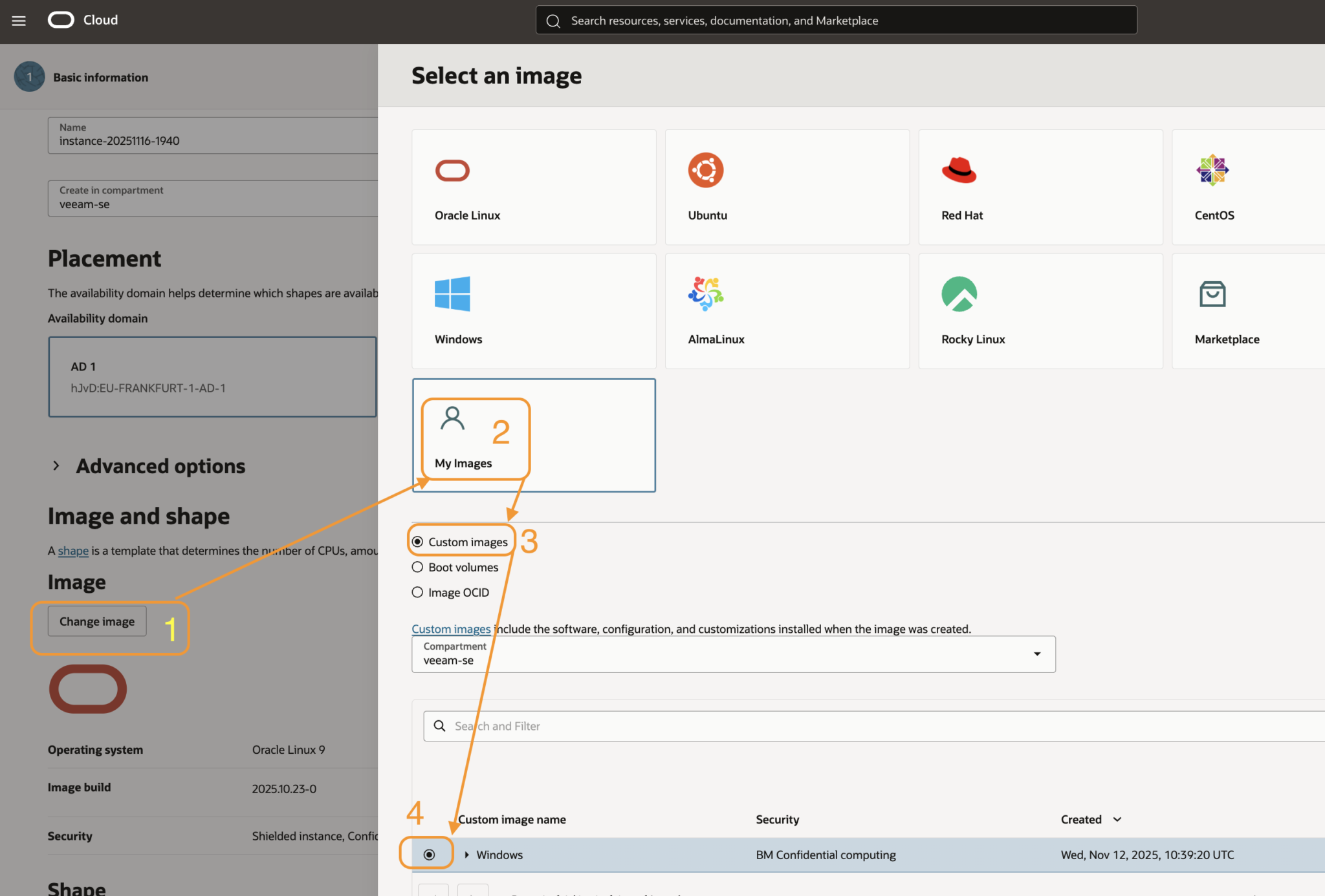 Third and Last – Workaround for Full Machine Recovery into OCI Native VM Using Veeam » Tech Nugget